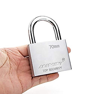 70mm Heavy Duty Lock Warehouse Waterproof Keyed Padlock High Security Padlock with 4 Keys