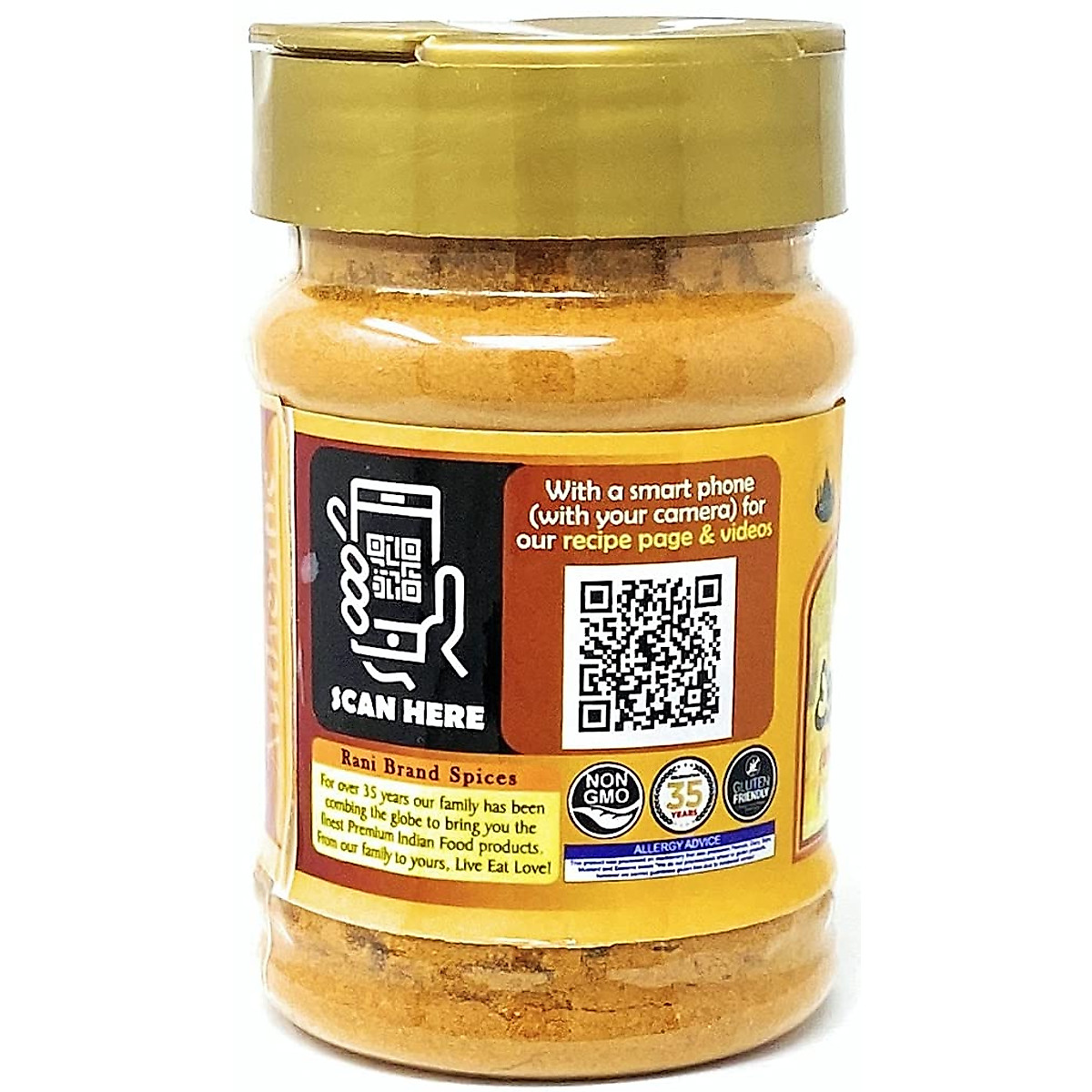 Rani Egg Curry Masala Indian 21-Spice Blend 3oz (85g) PET Jar ~ Shaker Top For Your Eggs or Tofu Scramble | All Natural | Vegan | Gluten Friendly | NON-GMO | Indian Origin