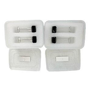 HFBTE Turbidity Meter 4 Sample Bottles (Two Sets) Empty Bottles Tubes 4 Empty 25 * 60mm Glass Sample Bottles for SGZ Series Turbidity Meter Turbidimeter