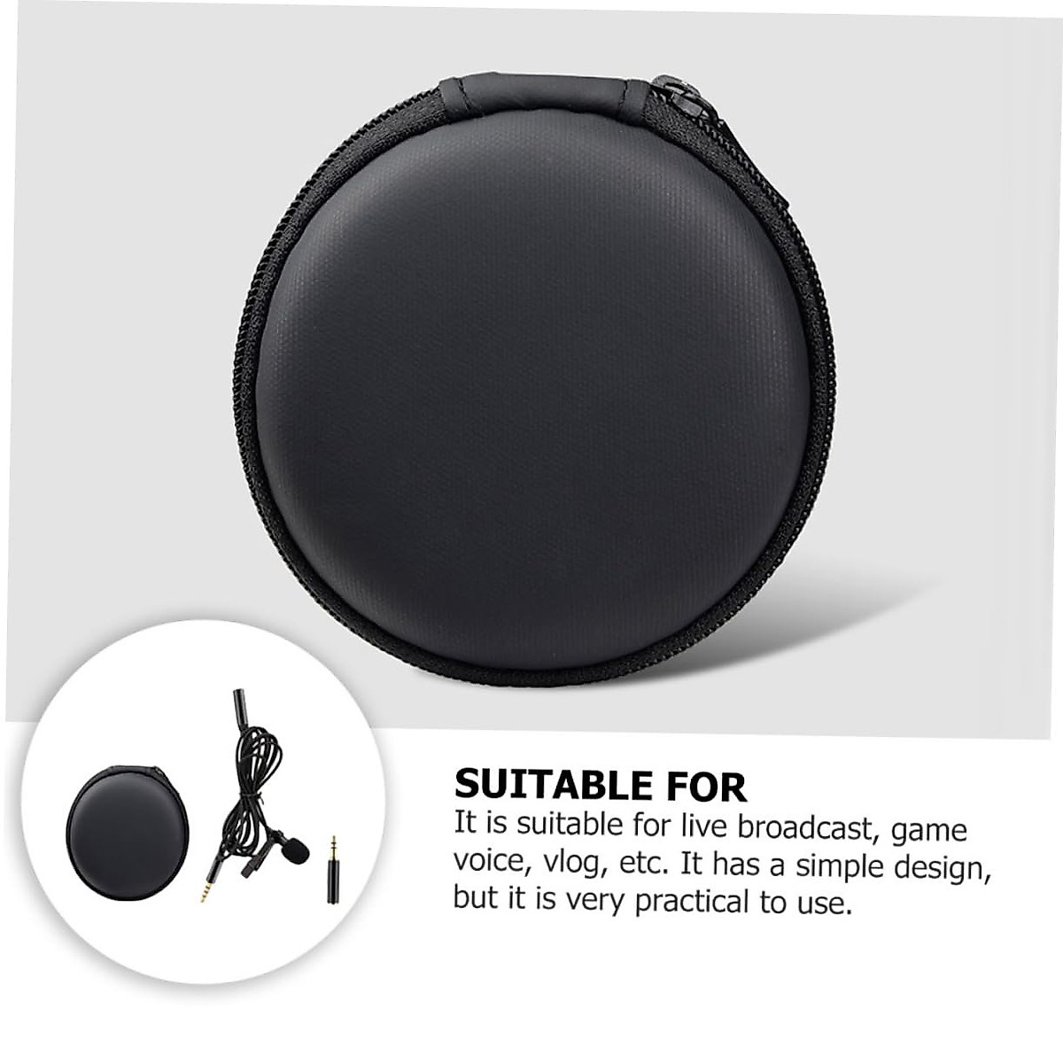 Vaguelly 3 Sets Lavalier Microphone Professional Clip on Microphone Mini Microphone USB Microphone Hands Microphone Lavalier Lapel Microphone