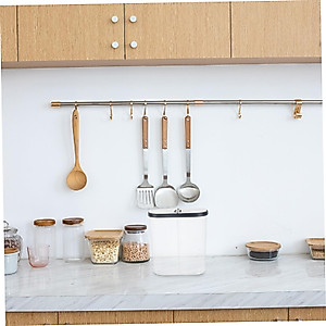 CAXUSD Airtight Rice Dispenser Storage Container Sealed Grain Storage Box for Rice and Cereal Dry Food Box with Compartment Kitchen Pantry Organization