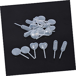 GARVALON 150pcs 4 Ml Dropper for Cake Strawberry Pipettes Cupcake Injection Dropper for Dessert Mini Pipettes for Strawberries Liquid Dropper Straws Cake Ice Cream Dropper White