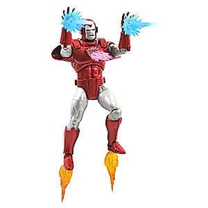 DIAMOND SELECT TOYS Marvel Select: Silver Centurion Iron Man Action Figure, Multicolor
