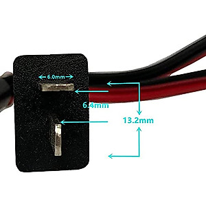 POWER PRODUCTS 12V DC T-Plug Battery Charging Cable for Sportsman 4000W 7500W GEN7500DF GEN4000DF GEN4000TRI GEN4000 with CO Detector for 2200W 3500W 7000W Dual Fuel Inverter Generator
