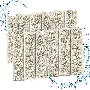 HiTauing 12 Count Ammonia Reducer Filter Pads for aqueon，Fish Tank Filter Pads for QuietFlow LED PRO Model 10