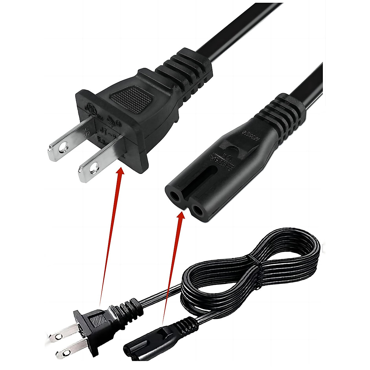 6 Feet AC Power Cord for Lift Chair or Power Recliner, Replacement Power Supply Cable for Okin Limoss Lazboy Pride Catnapper