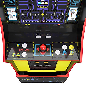 Arcade1UpBandai Namco Entertainment Legacy Edition Arcade Machine, 4-Foot —12-in-1 Pac-Man Arcade Game Machine for Home, 17” Color LCD Screen —Includes Custom Arcade Game Riserand Light-Up Marquee