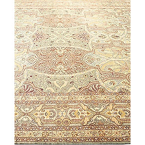 Solo Rugs Mogul One-of-a-Kind Traditional Hand Made Hand Knotted Gray Area Rug 8 x 10