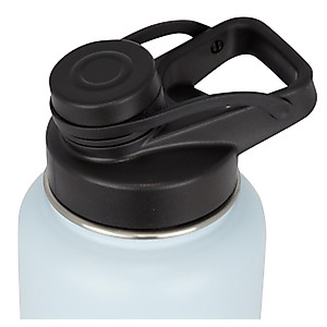 MIRA Spout Lid Wide Mouth Water Bottles | Compatible with Multiple Sierra Bottle Sizes: 12 oz, 24 oz, 32 oz & 40 oz - Black