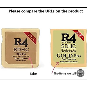 2023 Game Source SDHC Gold Adapter With 32 GB Micro SD With YS Menu With 500 In 1 Will Work On DS DSI DSIXL 2DS 2DSXL 3DS 3DSXL