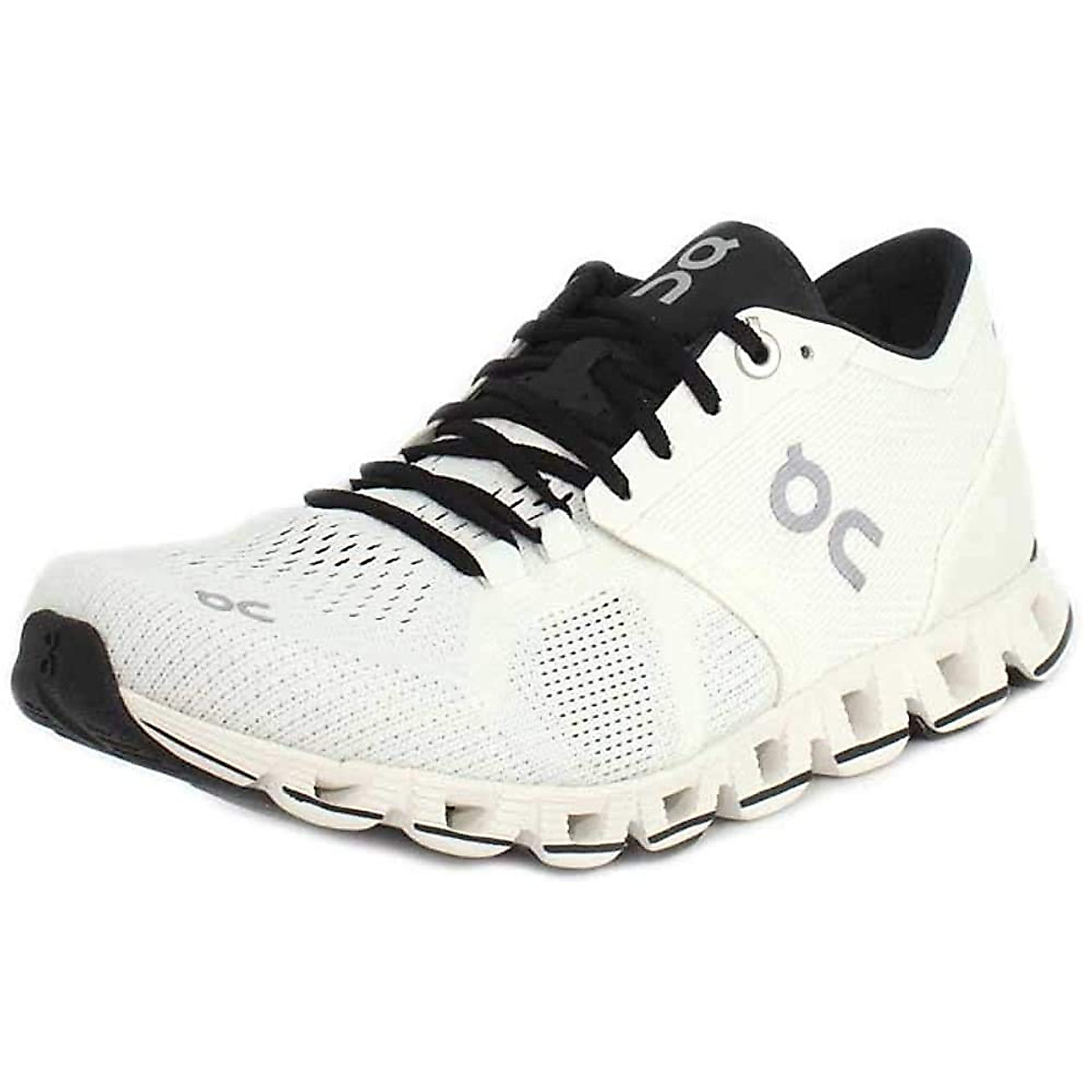 ON Running Women's Cloud X Textile Synthetic Trainers White/Black Shoes, Size 10.5 (M) US, 42.5 EUR