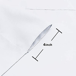 Hiasan Backdrop Curtains for Parties, Polyester Photography Backdrop Drapes for Family Gatherings, Wedding Decorations, 5ftx10ft, Set of 2 Panels