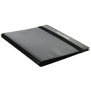 BCW Pro-Folio 9-Pocket Card Album - Black | Archival Safe, Side-Loading Trading Card Binder | Premium Collectible Storage Solution for Trading Cards, TCG, Sports Cards, and More - 360-Card Capacity