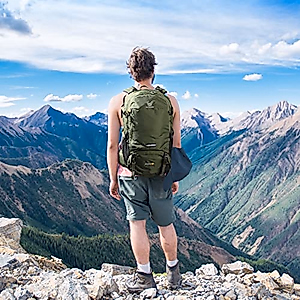 SKYSPER Hiking Backpack 40L Waterproof Camping Backpack Lightweight Hiking Daypack, Travel Back Pack for Men Women