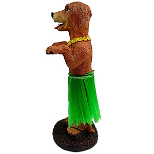 Franchise Figurine Company Hula Dog Dashboard Doll Car Accessories Bobblehead for Van Life and Beach Creations | German Shepherd | Golden Retriever | Labrador Retriever (Golden Retriever)