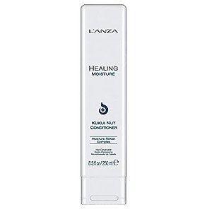 L'ANZA Healing Moisture Kukui Nut Conditioner, Renews Strength, Replenishes Moisture, for a Perfect Silky Look,Suitable for All Hair Types (8.5 Fl Oz)