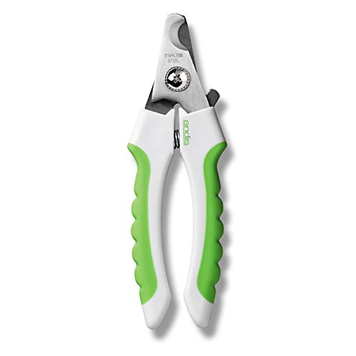 Andis Pet Animal Nail Clipper, White/Green (65700),Medium