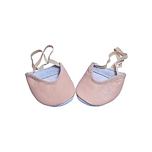 TW Leather Ballet Rhythmic Gymnastics Toe Shoe (us_Footwear_Size_System, Adult, Women, Alpha, Medium, Medium) Pink