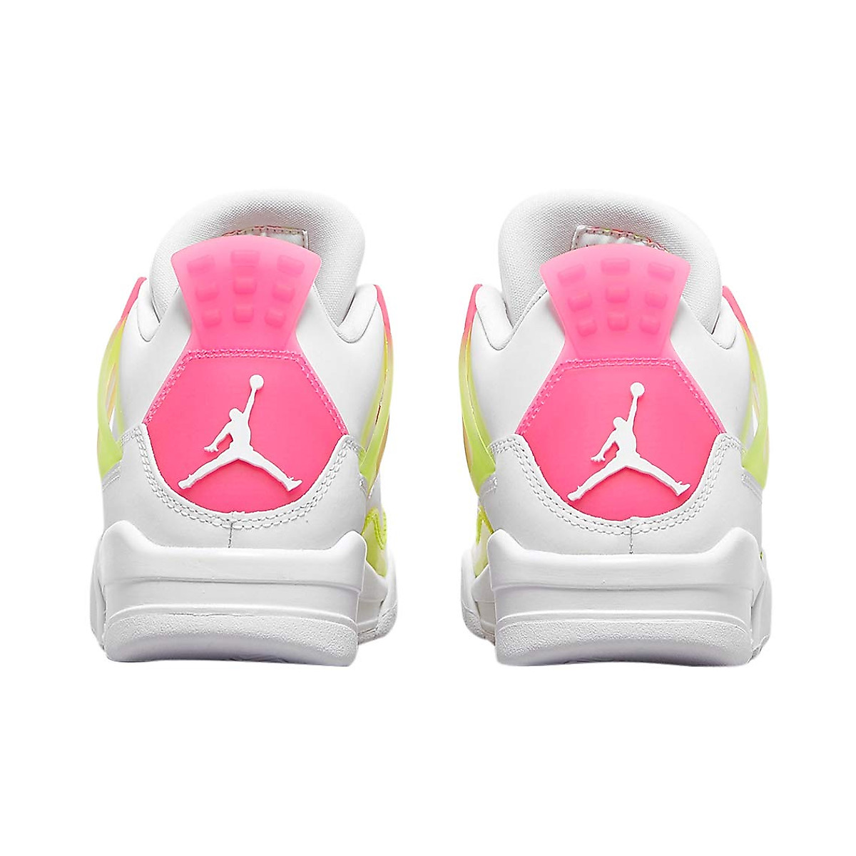 Jordan Big Kid's 4 Retro SE Lemon Venom White/White-Lemon Venom (CV7808 100) - 5