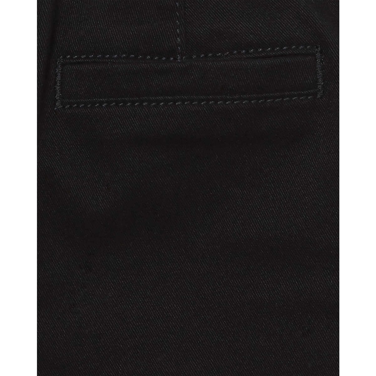 The Children's Place Baby Girls and Toddler Girls Chino Shorts, Black/Sandy/Tidal, 5T