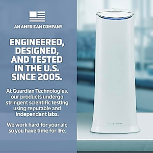 PureGuardian Ultrasonic Cool Mist Humidifier, 100 Hrs. Run Time, 1.5 Gallon Tank, 440 Sq. Ft. Coverage, Medium Rooms, Quiet, Filter Free, Essential Oil Tray, White, H3200WAR