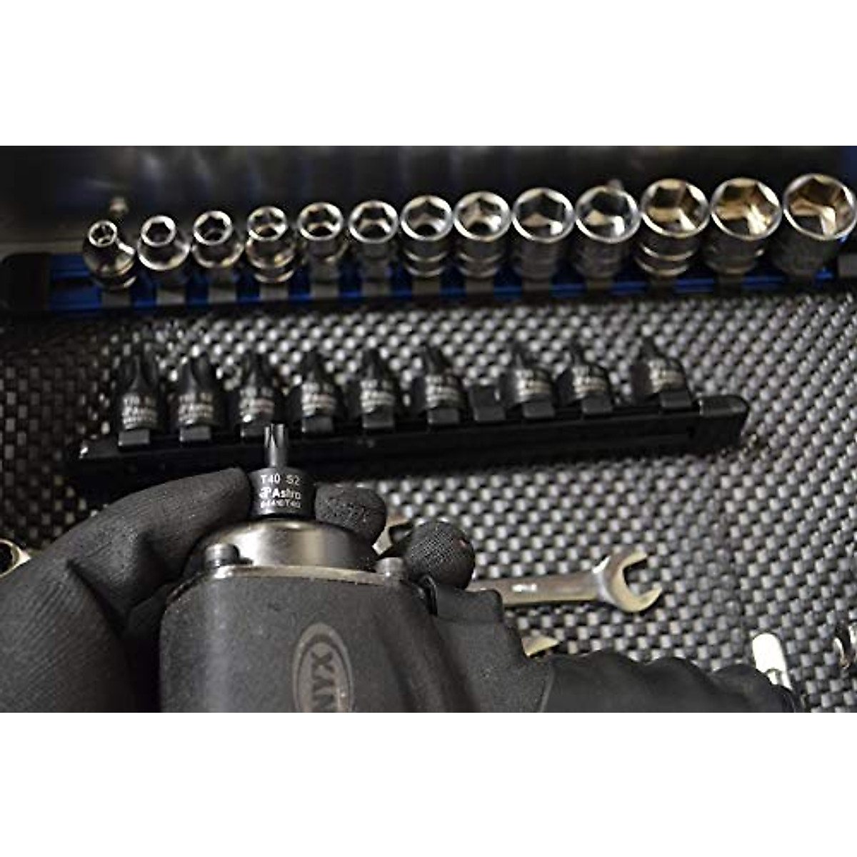 Astro Pneumatic Tool 94410T 10-Piece 3/8" Drive Nano Impact Torx Bit Sockets