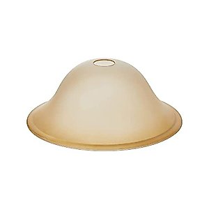 Antique Glass Lamp Shade for Floor lamp, Alabaster Torchiere Lamp Shade Replacement, Floor Lamp Replacement Parts (Antique, 12'')