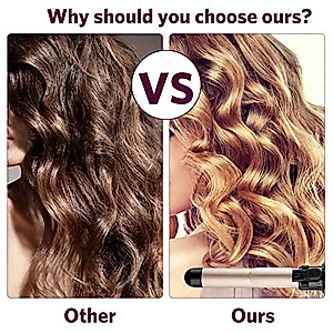 Automatic Hair Curler Automatic Rotating Hair Curling Wands Auto Curling Irons Automatic Hair Curler 28mm 1.1inch Curl Hair Waving Irons Hair Styling Irons Hair Waver 30s Instant Heat Wand 110-240v