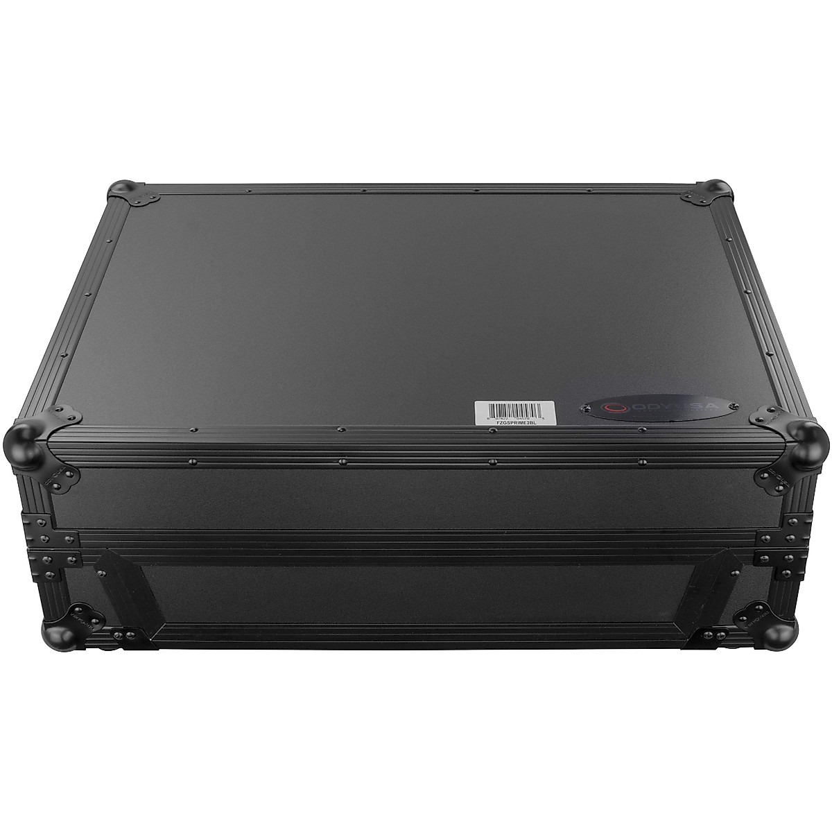 Odyssey Cases Denon Prime 2 Glide StyleTM Black Flight Case with 1U Rack Space.