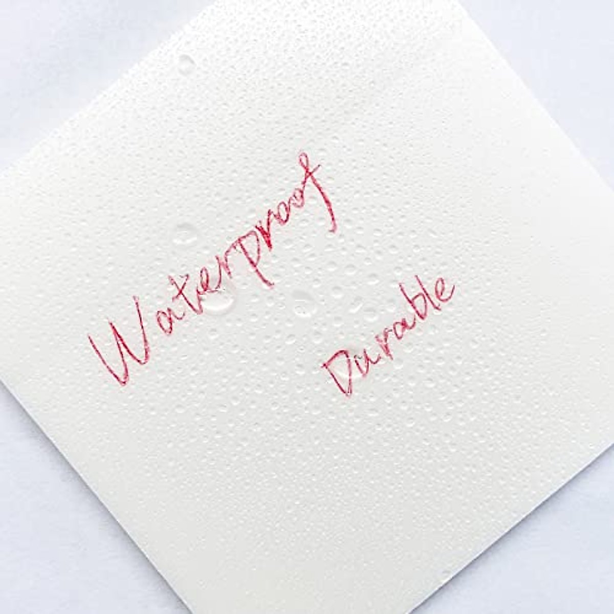 6Pack Transparent Sticky Notes, Clear Sticky Notes, 3’’ x 3’’ Translucent Sticky Notes, Waterproof See Through, 300 Sheets