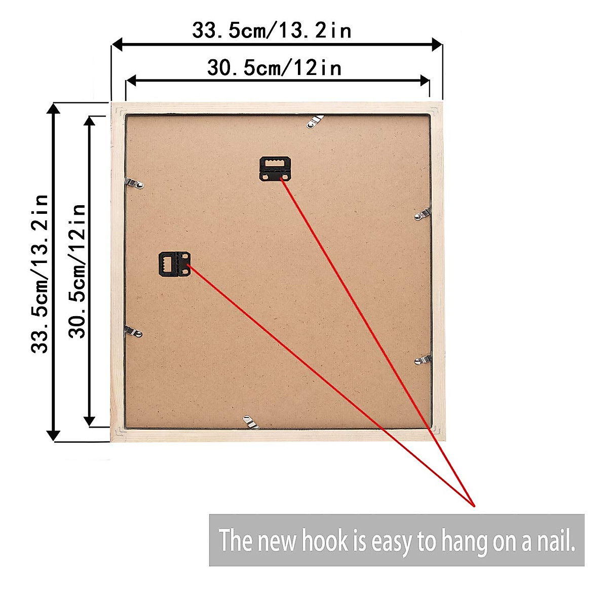 WKDP 12x12 Diamond Painting Frame Display Pictures 10x10inch25x25cm with Mat or 12x12inch30X30cm Without Mat, Diamond Art Frame Wall Hanging Decoration Poster Frame Photo Frame Cross Stitch Frame