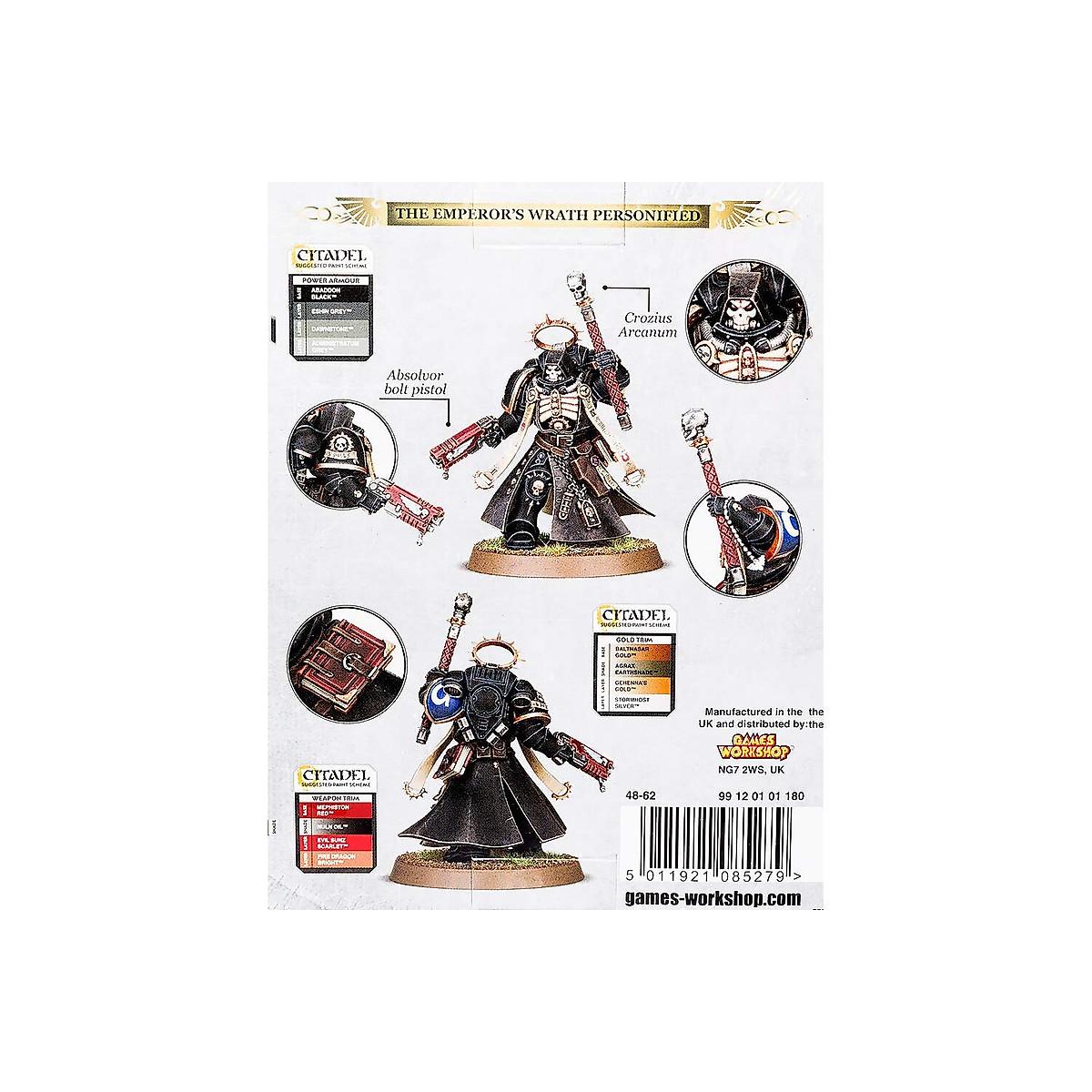 Games Workshop 99120101180" Space Marines Primaris Chaplain Plastic Kit