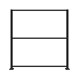 3’x6’ Decorative Screen Panel Frame Kit, Black