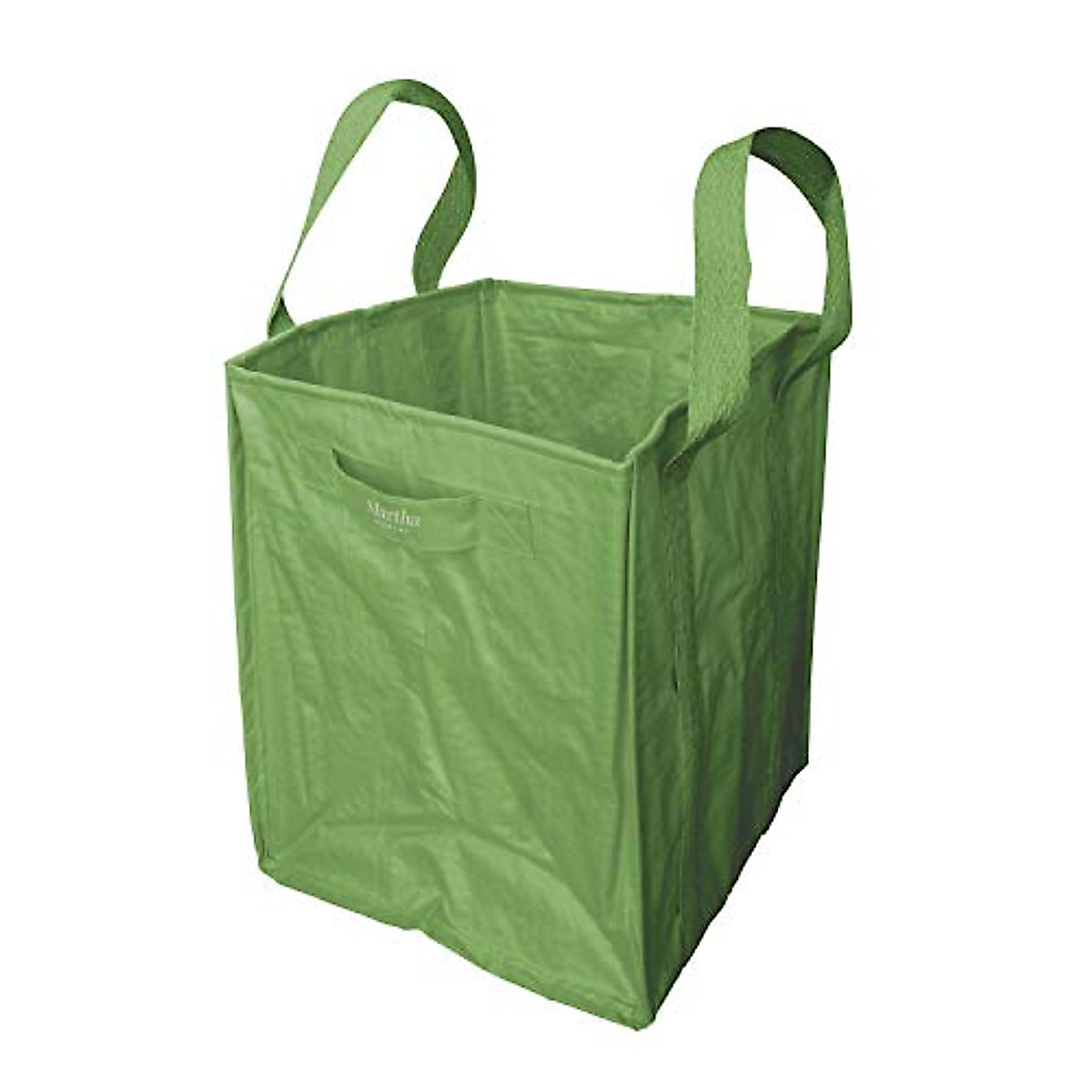 Martha Stewart MTS-MLB1-P2 48-Gallon Multi-Purpose Re-Usable Heavy Duty Garden Leaf and Debris Bag with Reinforced Shoulder Straps and Side Handles (Bay Leaf Green)