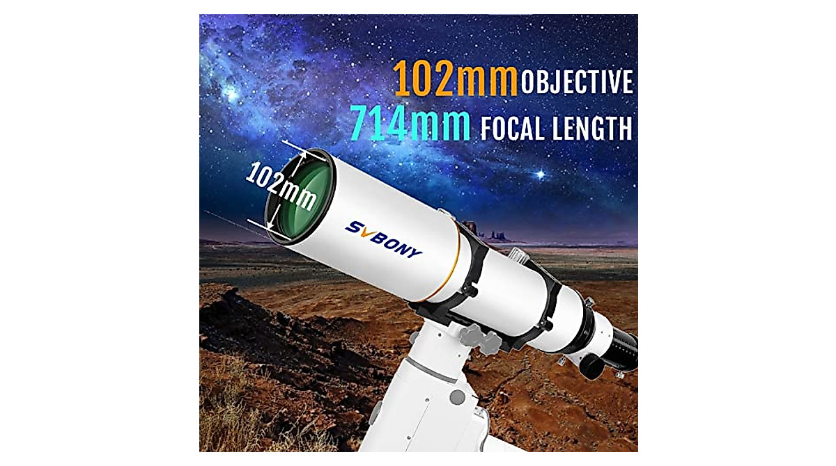 Capture Stunning Skies: SVBONY SV503 102ED Astrophotography Telescope