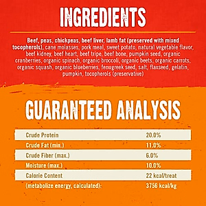Stella & Chewy’s Freeze-Dried Raw Coated Dog Biscuits – Grass-Fed Beef Recipe – Protein Rich, Grain Free Dog & Puppy Treat – Great Snack for Training & Rewarding – 9 oz Bag