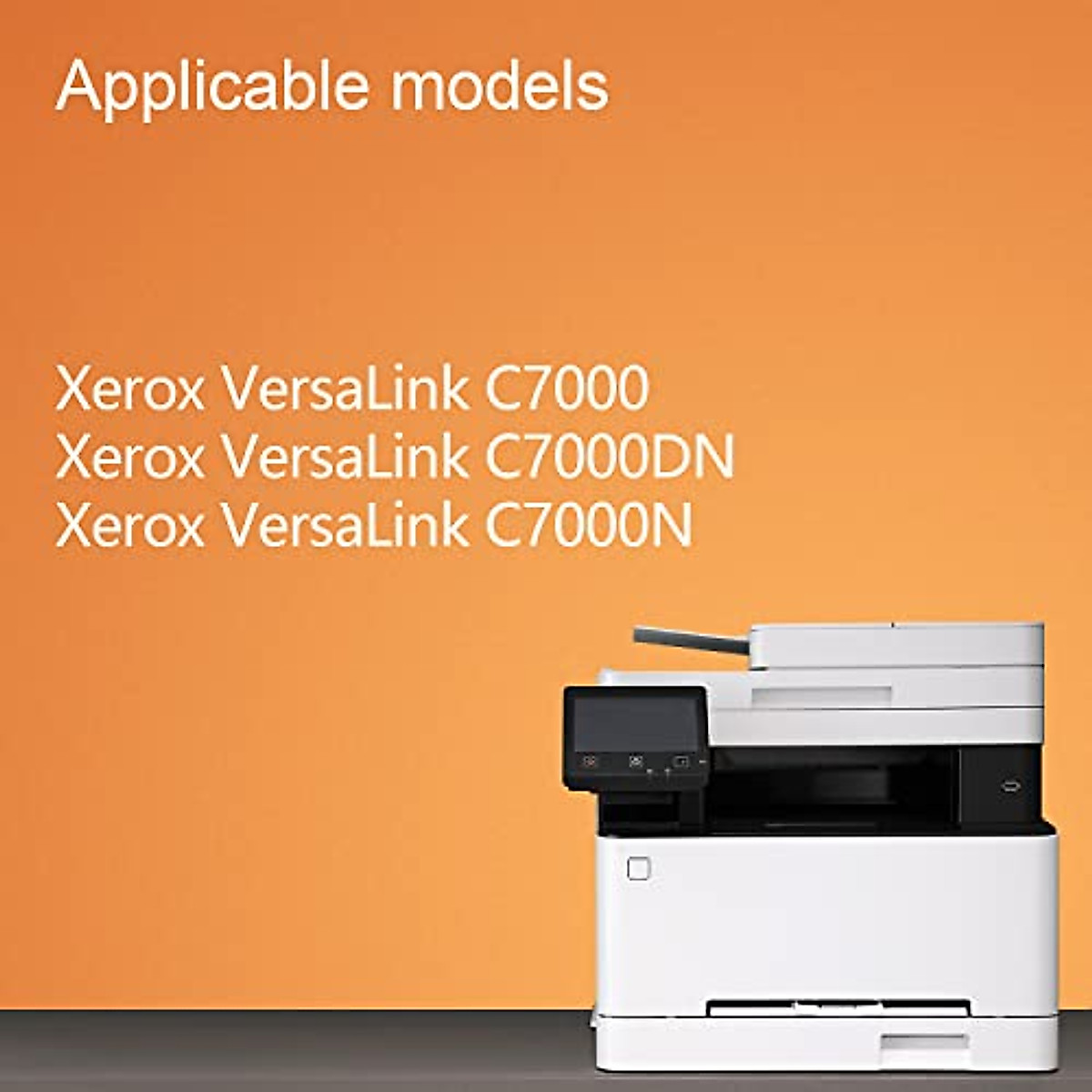 Versalink C7000 Remanufactured Toner Cartridge Black Cyan Magenta Yellow Replacement for Xerox 106R03757 106R03758 106R03759 106R03760.