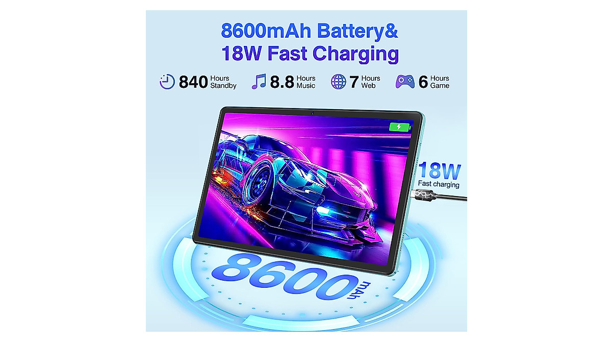 DMOAO Tablet 11 inch Android 13 Tablet 2023 Latest 16GB+256GB Tablets ...
