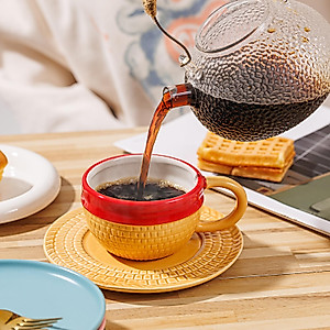 DRZYJ Novelty Creative Anime One Piece Fun Coffee Mugs Ceramic Coffee Tea Milk Cup Office Cup Gift for Adults Kids Birthday