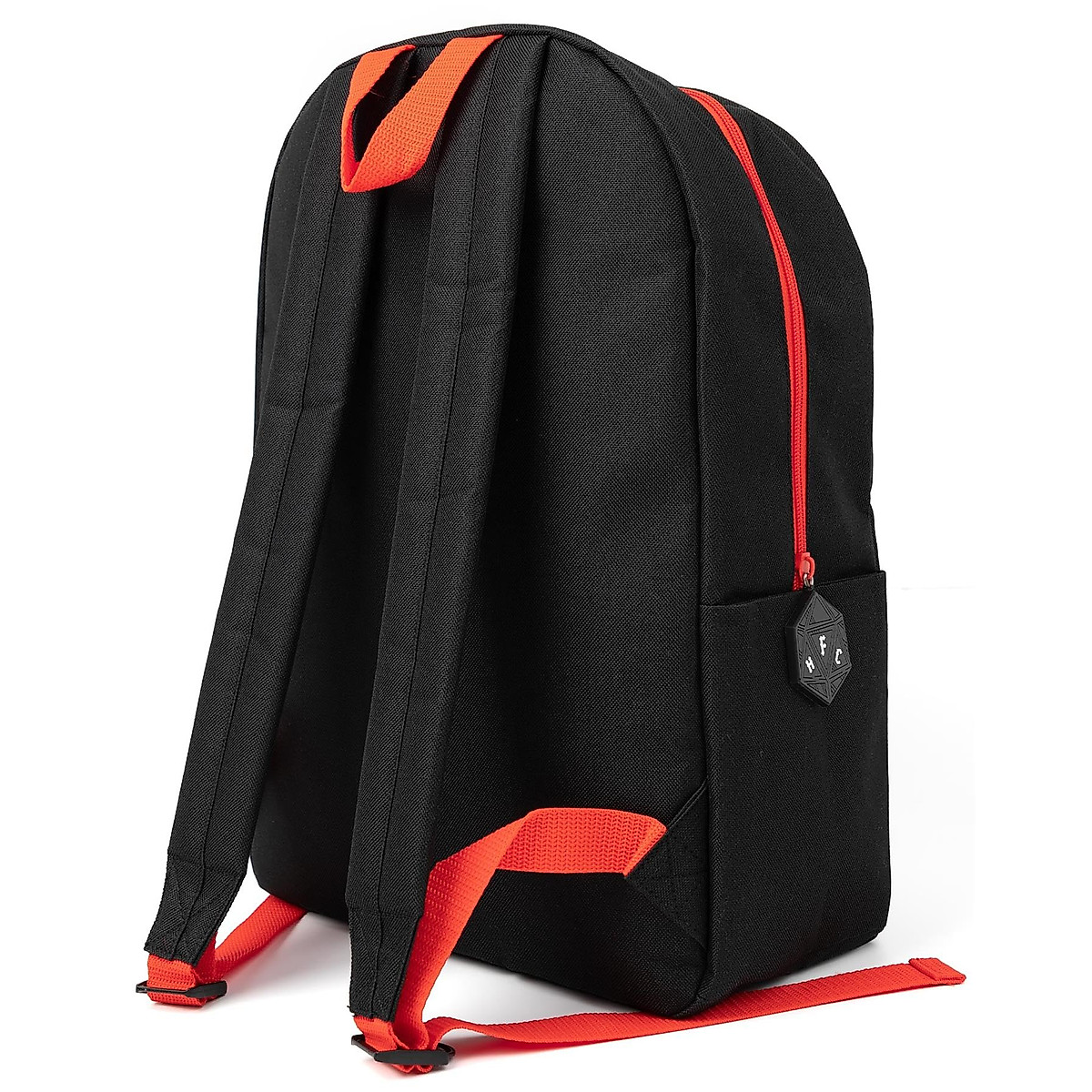 Stranger Things Hellfire Club Backpack | Black Rucksack with Adjustable Straps | Netflix Series Organised Luggage School Bag
