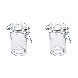 American Metalcraft HMMJ2 Apothecary Jar, Mini, 2.5 oz. (Pack of 2)