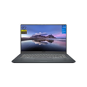 2022 Newest MSI Mordern 15-Laptop, 15.6" Full HD-Display, Intel Core i7-1165G7, 16GB-RAM, 1TB PCIe SSD, Backlit KB, Wi-Fi 6, Webcam, Thunderbolt 4, LAN-Cable-Adapter, Win10 Home, Carbon Grey