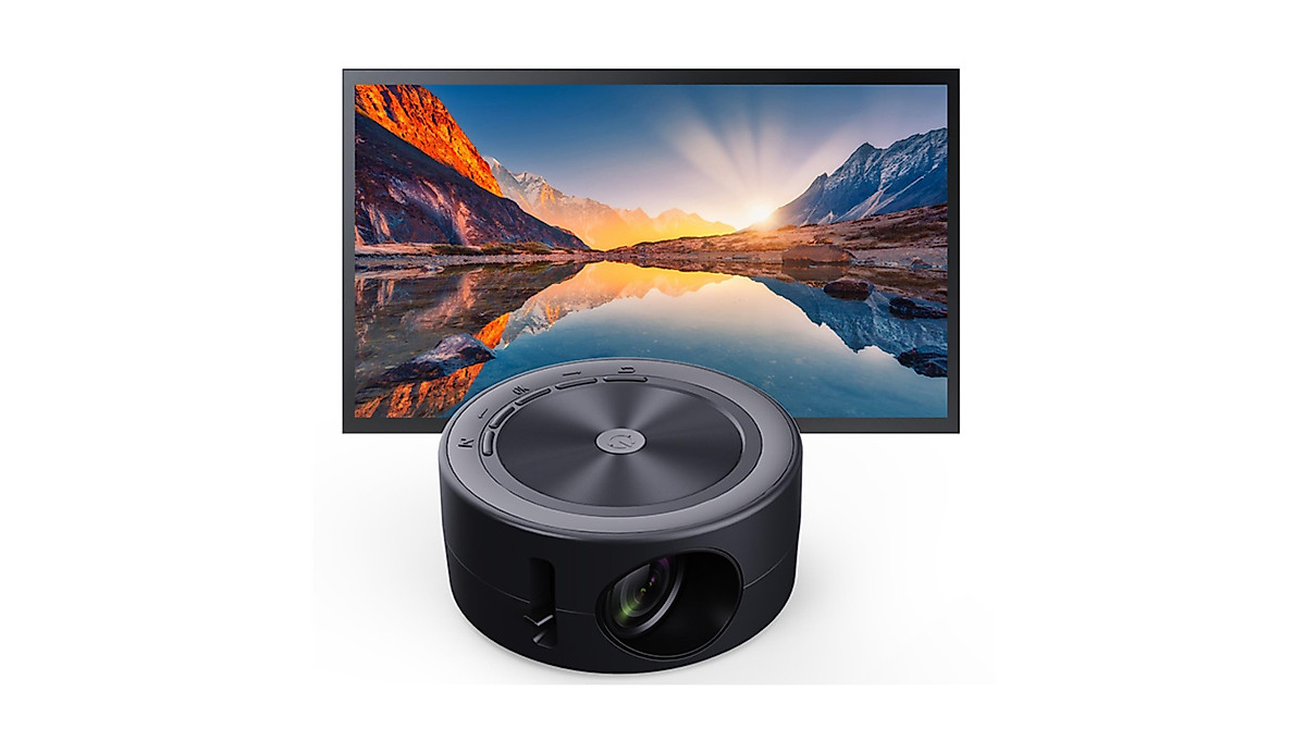 Portable 1080P Mini Projector for Outdoor Movies