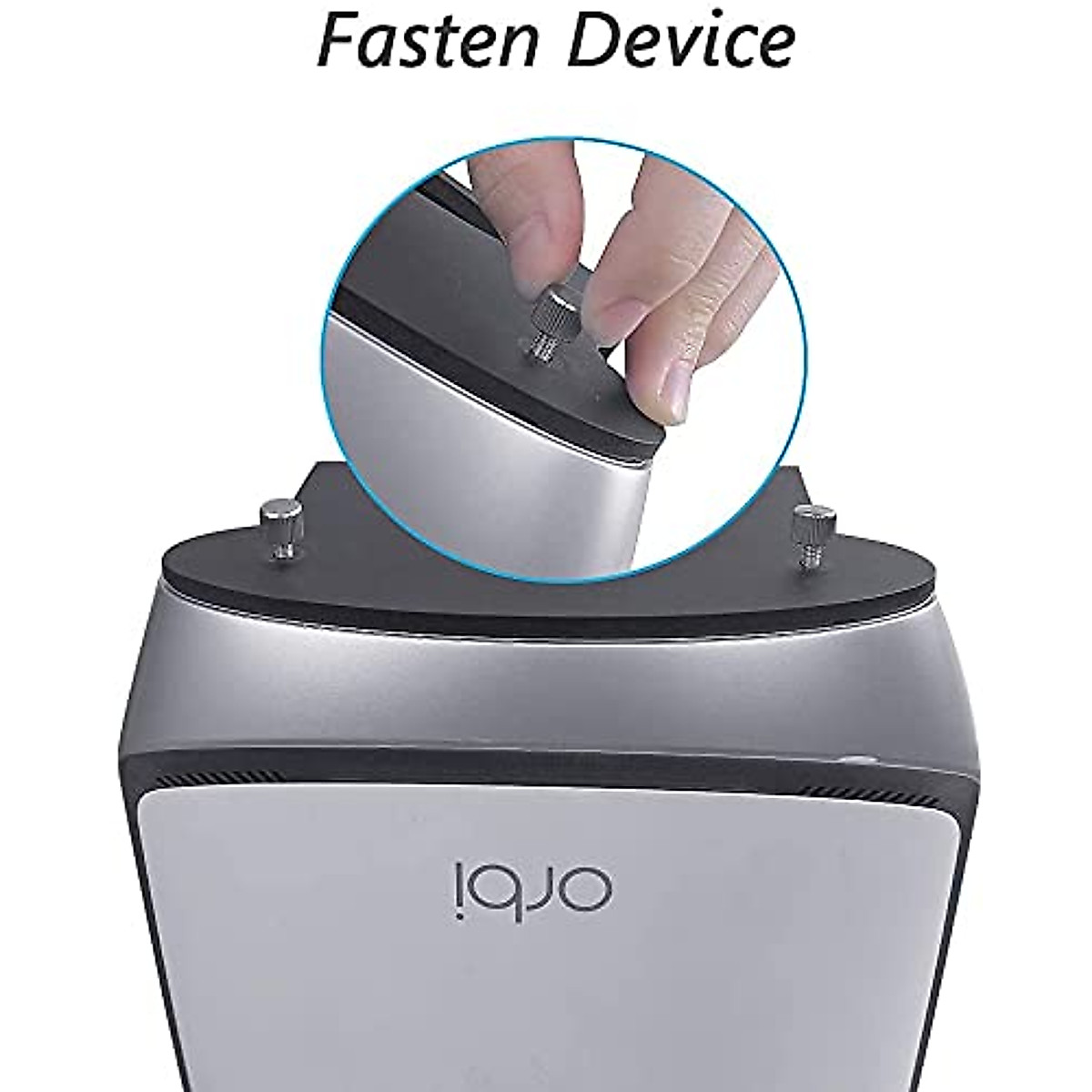 Koroao Metal Wall Mount Holder for Orbi Whole Home Tri-Band Mesh WiFi 6 System/Orbi Ultra(RBK850)(RBK852)(RBK853)/(RBS750)(RBS751)(RBK752)(RBK753)(960/860 Series)/(AX4200)(AX5700)(AX6000)(1-Pack)