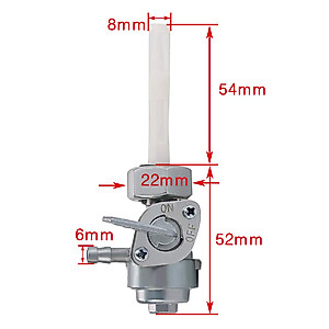 Savior 3pcs Gas Tank Fuel Switch Valve Pump Petcock for Chinese Gasoline Generator 5.5HP 6.5HP 7HP 8HP 9HP 11HP 13HP 14HP 15HP 16HP 168F 163CC 196CC 170F 208CC 211CC 173F 177F 182F 188F 190F