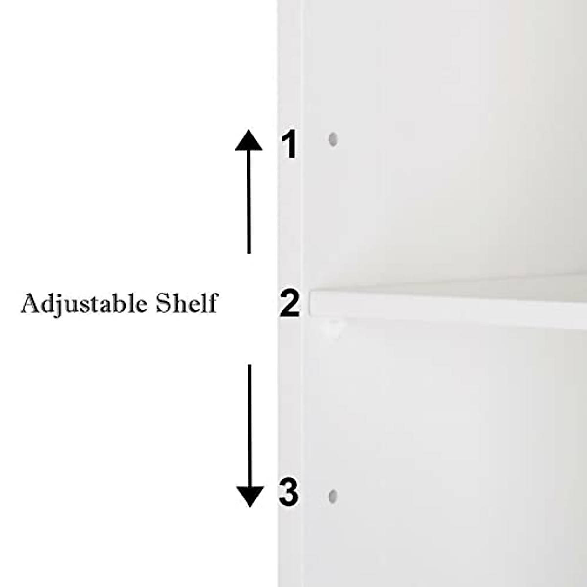 Home Bathroom Wall Mount Cabinet Storage Shelf Over Toilet w/Mirror Door