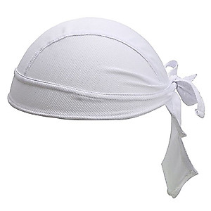 Cooling Sweat Wicking Do Dew Rag Skull Cap Beanie for Men Bandana Head Wrap Hat