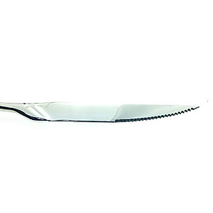 Uniturck Steak Knives 18/10 Heavy-Duty Stainless Steel Steak Knife Set of 6 for Chefs Commercial Kitchen - Great For BBQ Weddings - Dinners - Parties All Homes & Kitchens (Mirror Polished Silver)