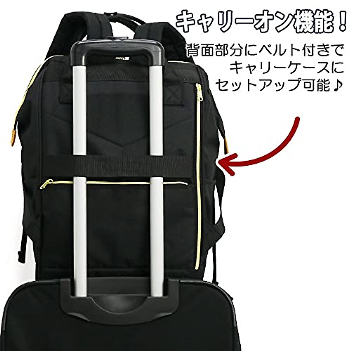anello(アネロ) Base Backpack (L), NVY