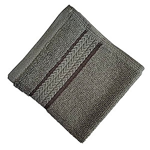 Washcloths, Set of 6 - 100% Ring Spun Cotton Wash Cloth – Thick Loop Pile Washcloth - Extra Absorbent and Soft – Lint Free Face Towel – Perfect for Bathroom Machine Washable Size 12 X 12 inch.